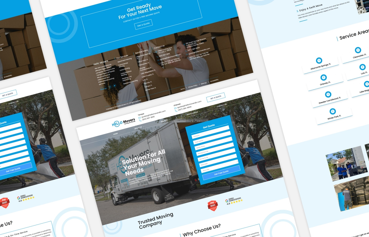 Template #4 by Rotate Digital on Dribbble