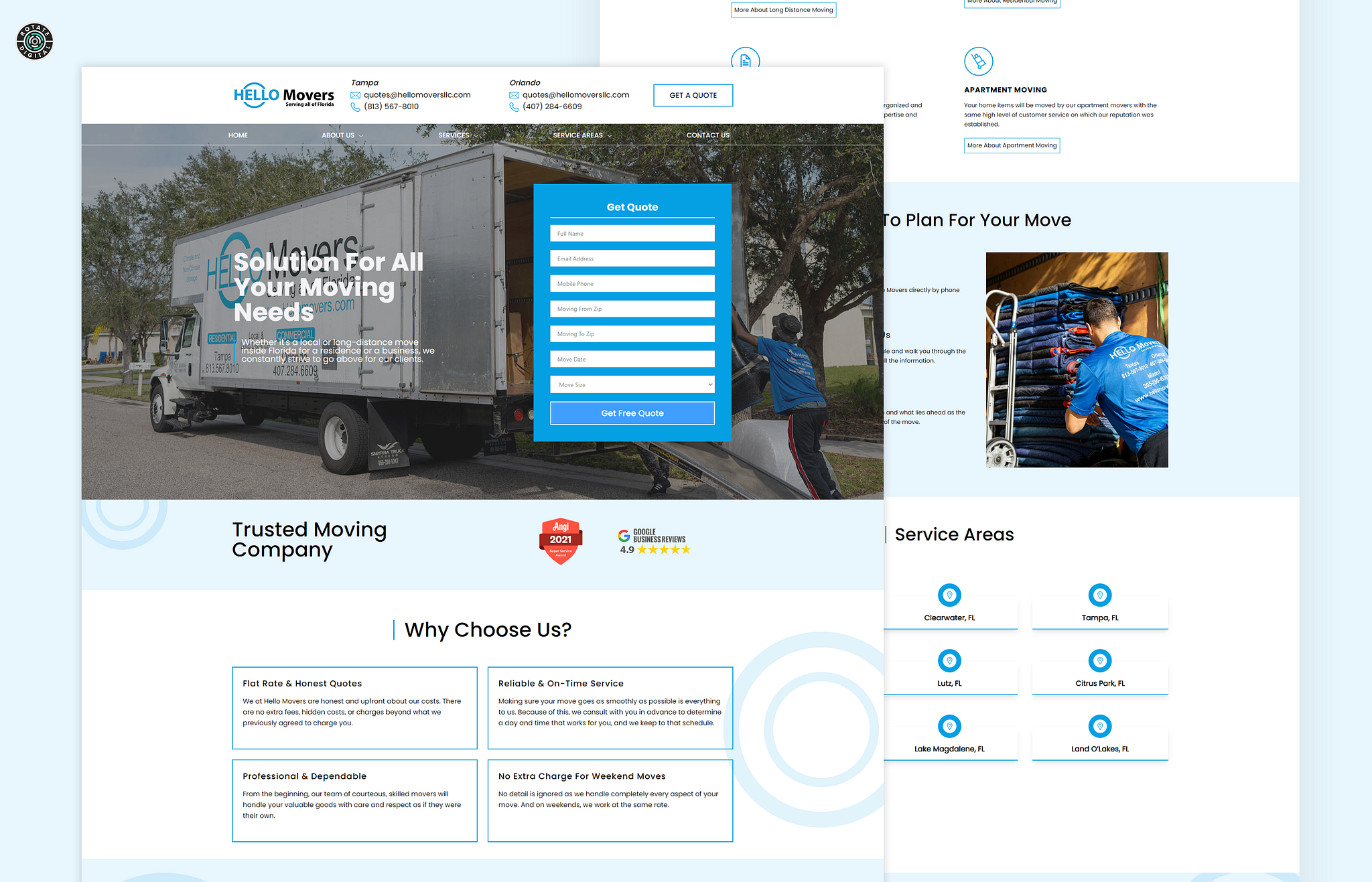 Template #4 by Rotate Digital on Dribbble