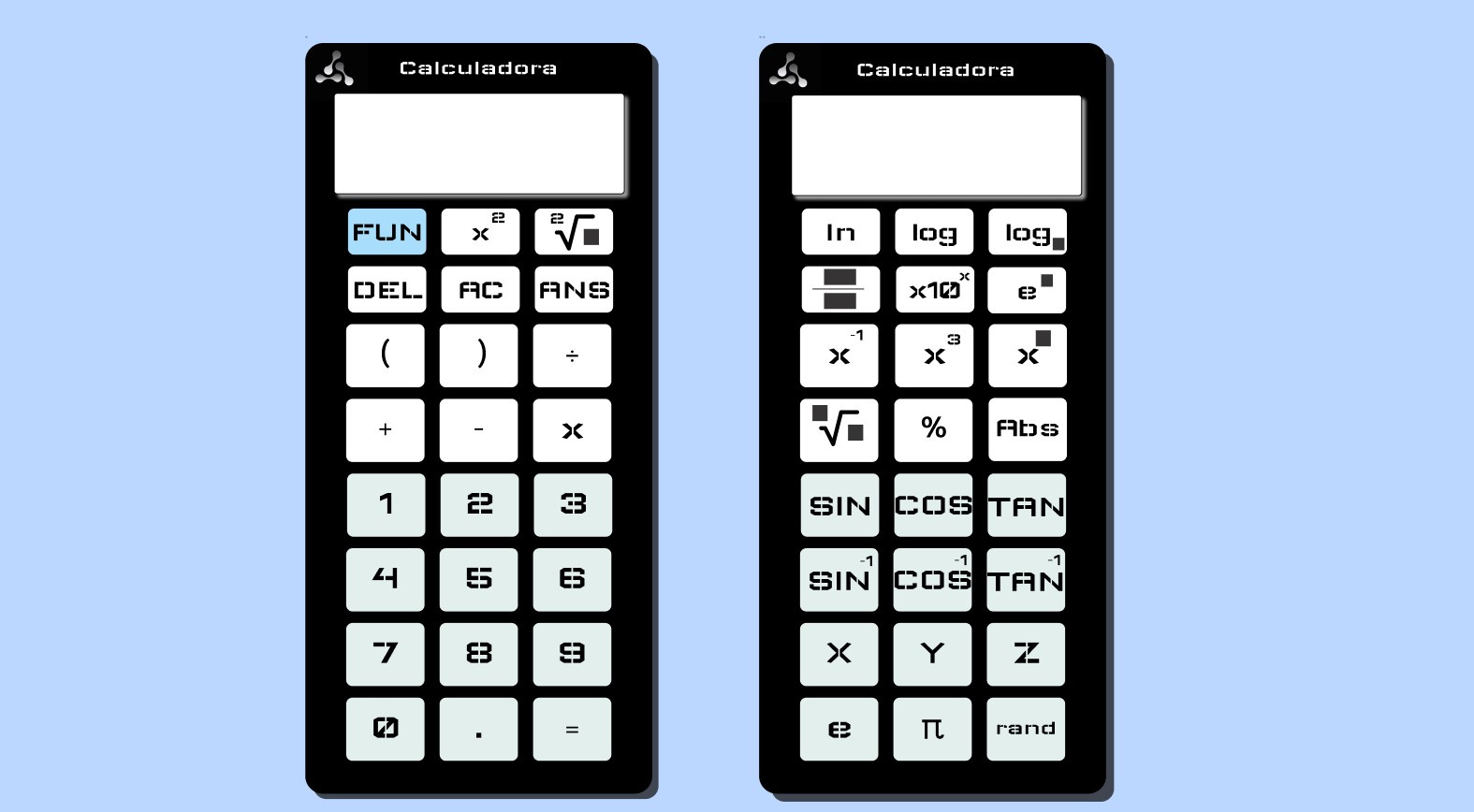 Daily UI 004 | Scientific Calculator by Adonis Becerra Morales on Dribbble