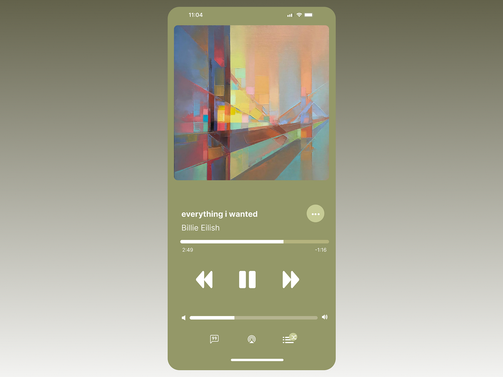 Music player design by Temiloluwa Agunbiade on Dribbble