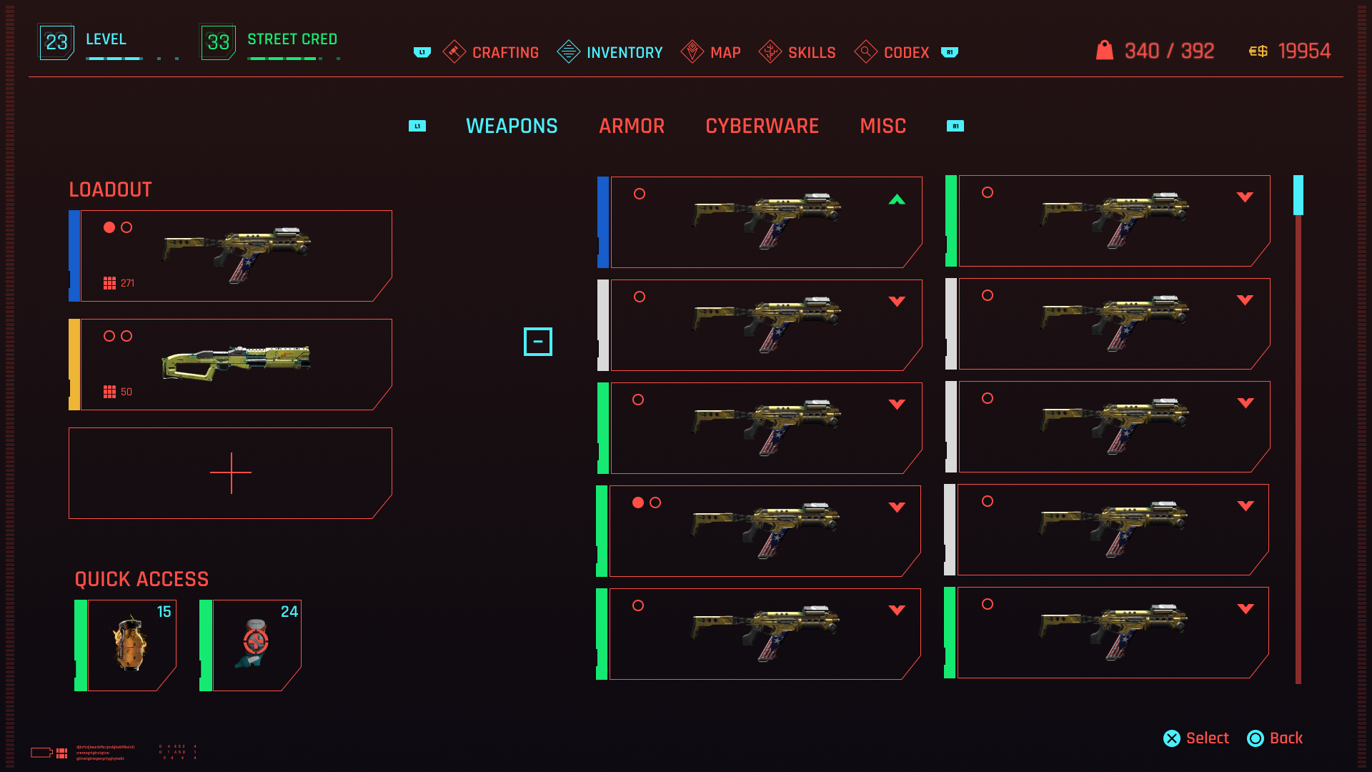 Cyberpunk 2077 Menu by Theo Mukoro on Dribbble