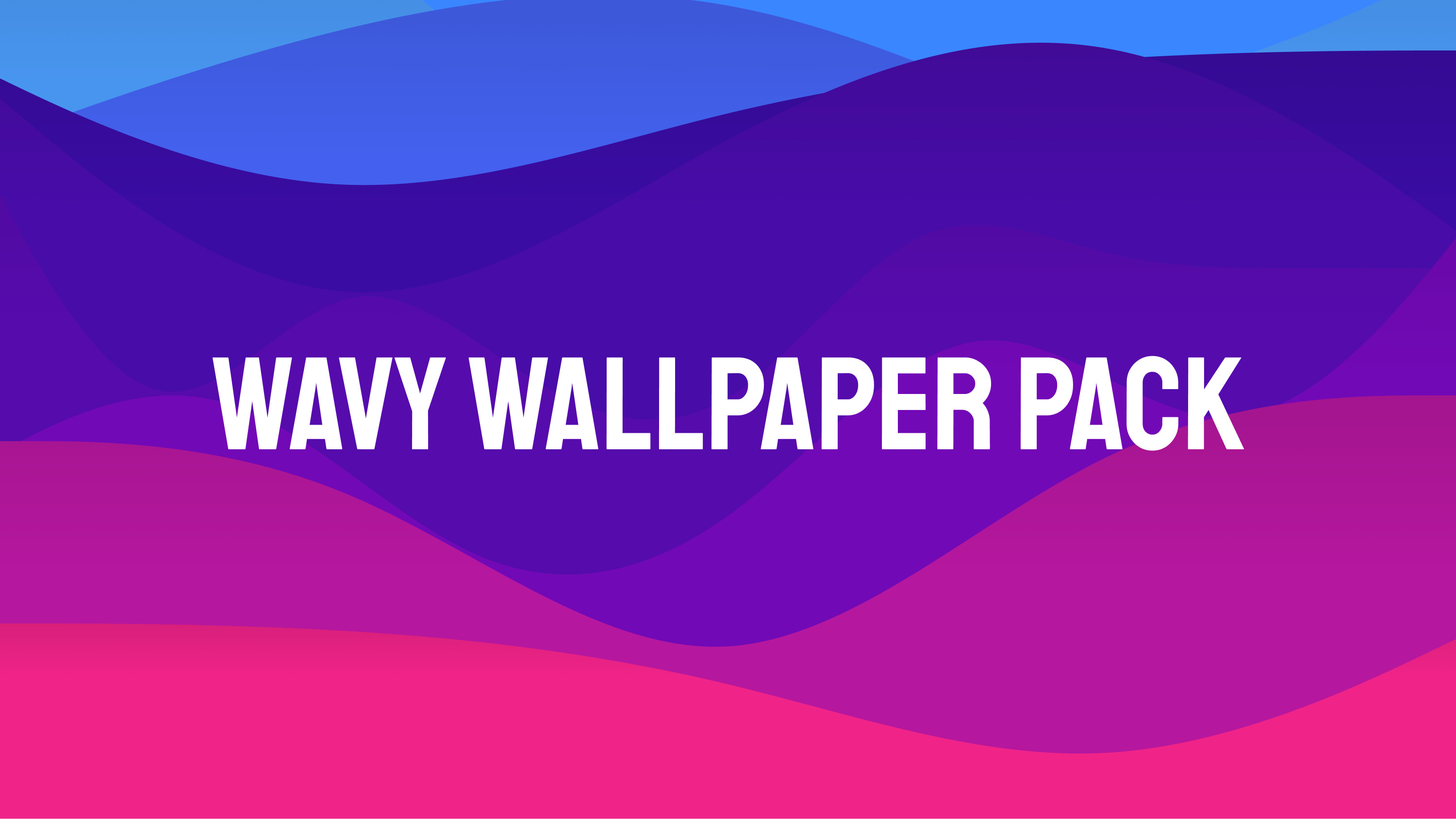 Wavy wallpaper pack - Free sample by Bobby Anderson on Dribbble