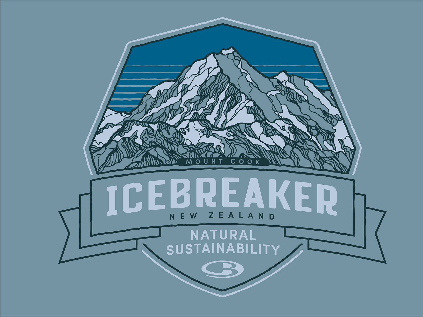 Mt Cook Shield by Scott Elser on Dribbble