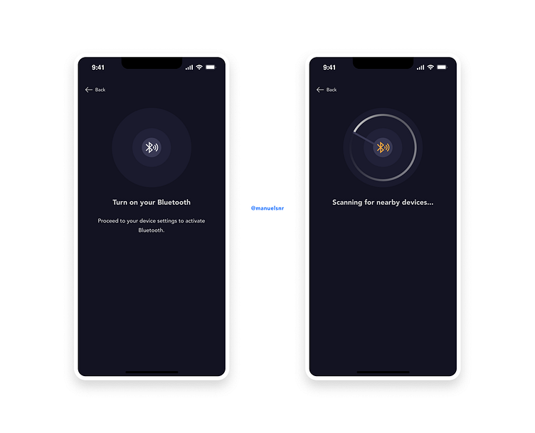 Bluetooth Scan by Emmanuel Odoemelam on Dribbble