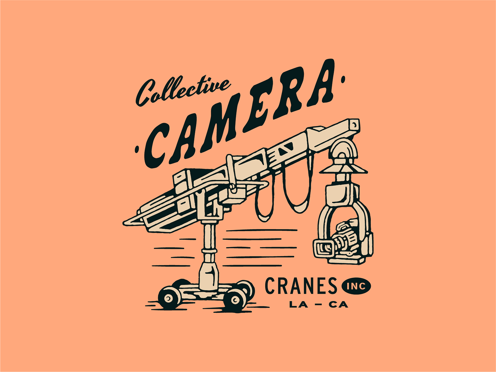 COLLECTIVE CAMERA CRANES INC. by WEIRDFACE BRAND on Dribbble