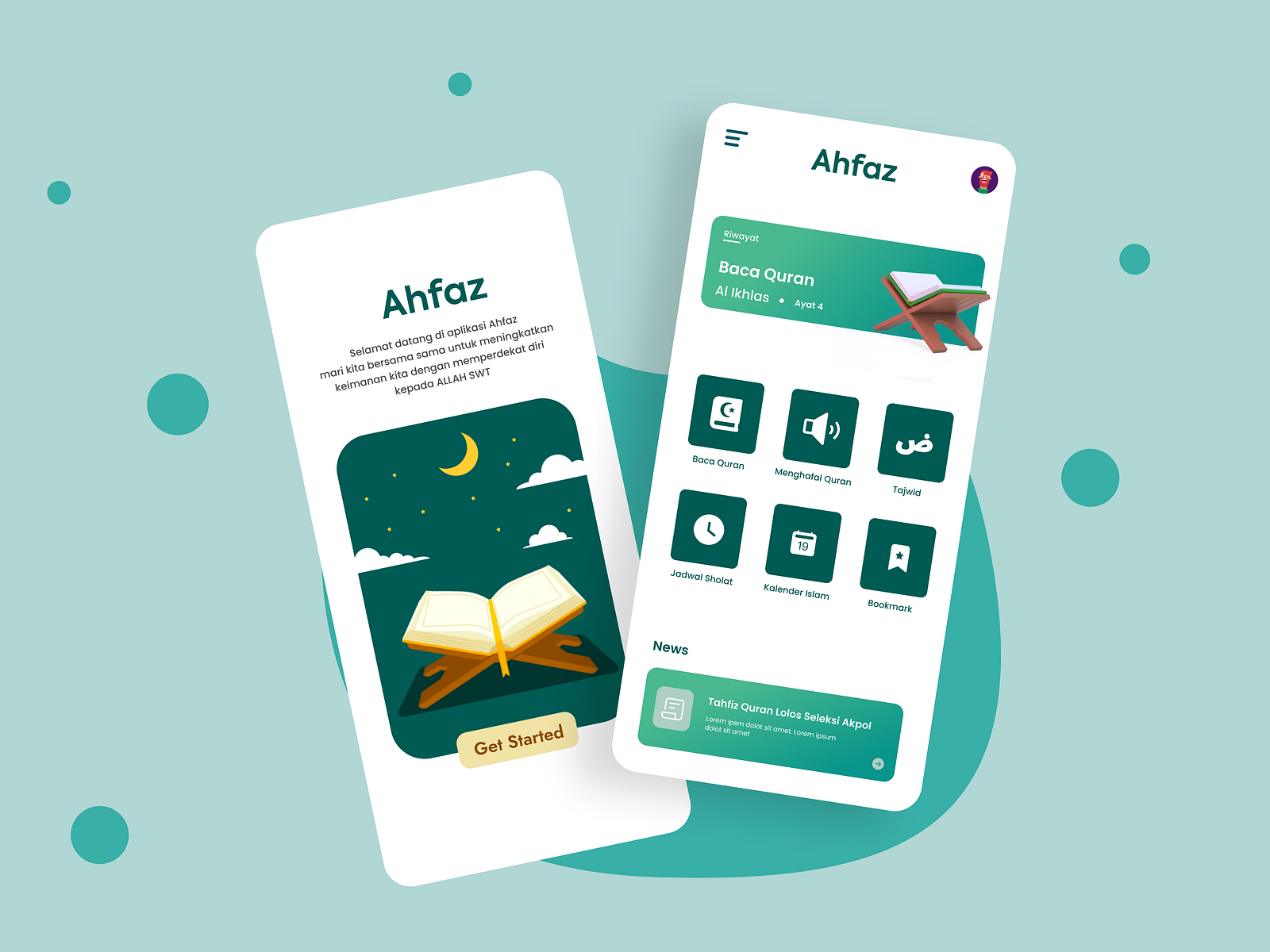 Ahfaz Quran by Ilham Zamzami on Dribbble