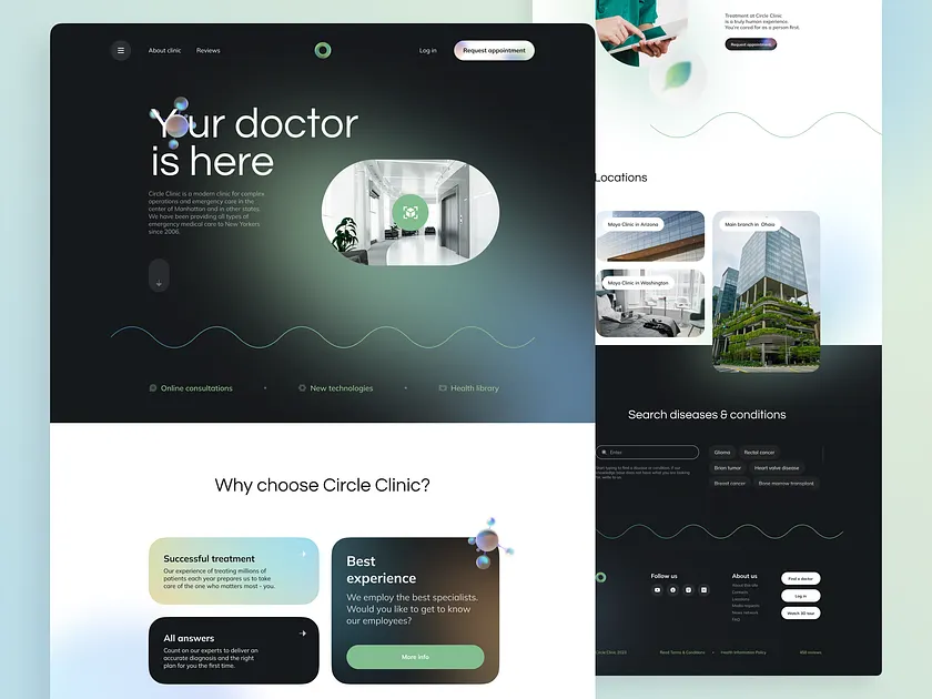 Hospital Website designs, themes, templates and downloadable graphic ...