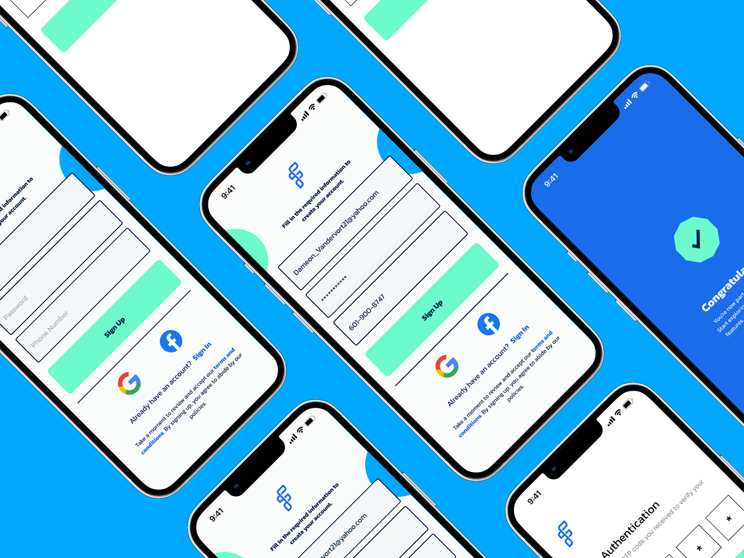 Sign Up Page | Mobile App UI Design by Reihan D. Challada on Dribbble