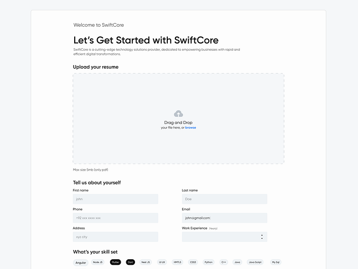 Browse thousands of Job Application Form images for design inspiration ...