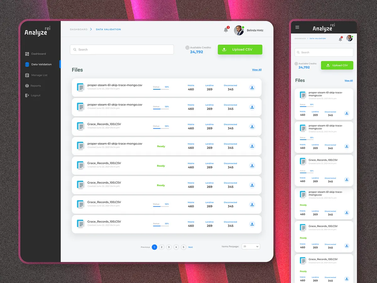 Admin Landing Page designs, themes, templates and downloadable graphic ...