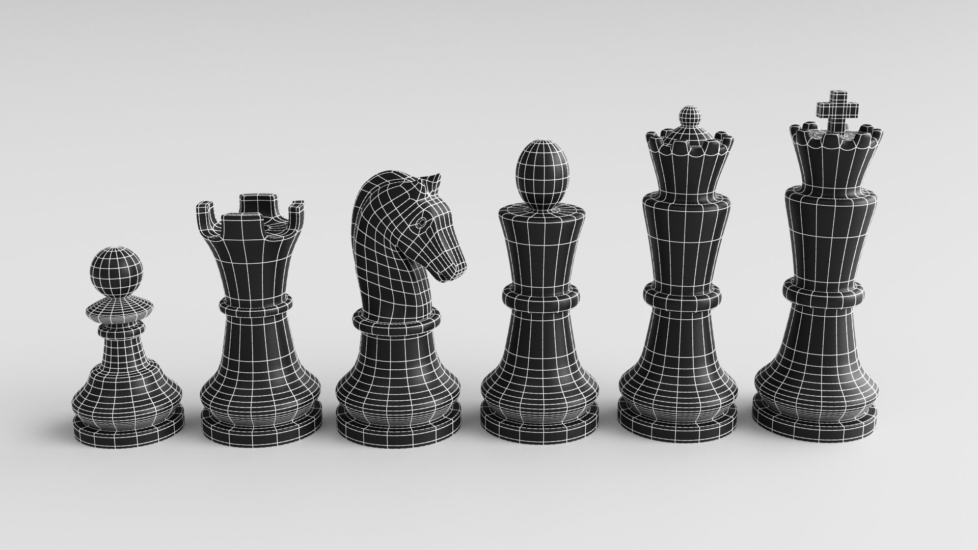 Classic 3d Chess Models By Fernandesdiego Std On Dribbble