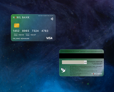 ATM CARD REPLICA by Umanga Pokharel on Dribbble