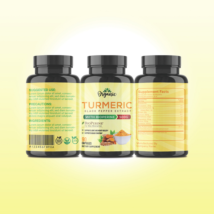 product label design, supplement label design, packaging design by ...