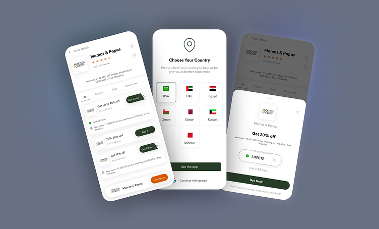 Coupon & Deals mobile app UI/UX Design by Rasel khan on Dribbble