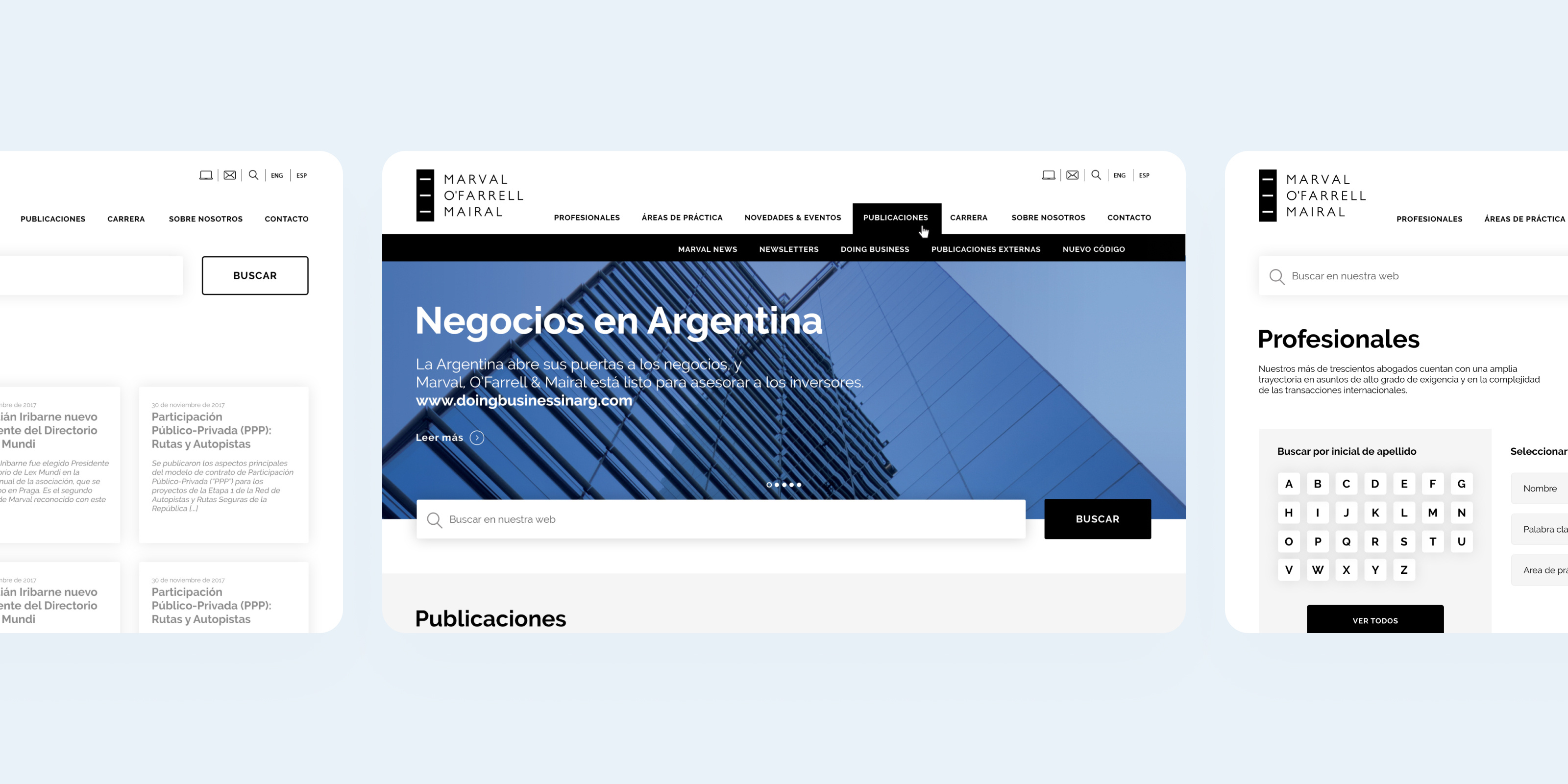 Marval O´Farrell Mairal • Branding / Website by Coco Creativo on Dribbble