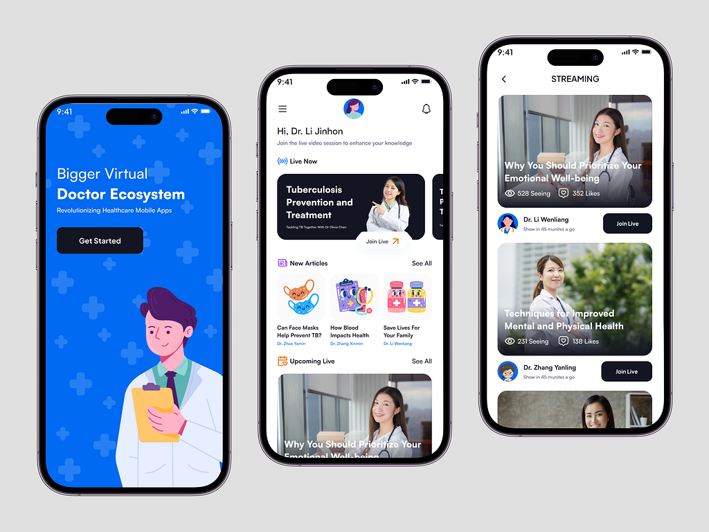 Virtual Conference Doctor App by Freza Ade on Dribbble