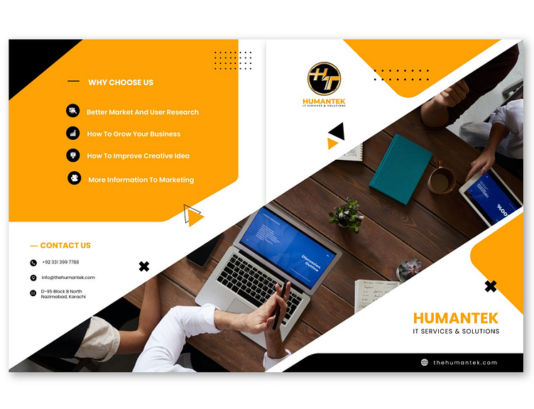 Brilliant Brochure Designs for Your Next Project by Ateeb Hilal on Dribbble