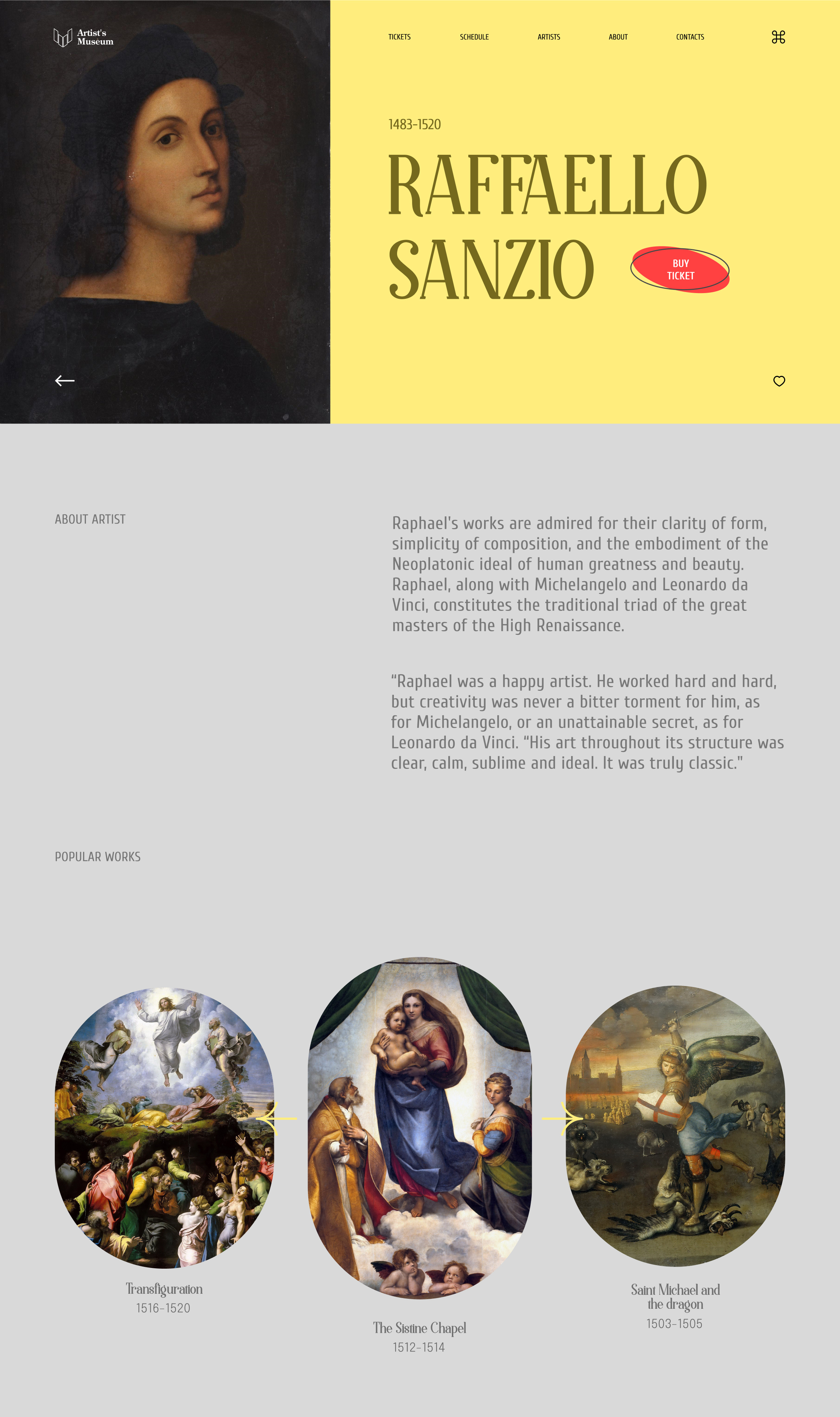 Ui concept artist page by Aleksey Kostiuk on Dribbble