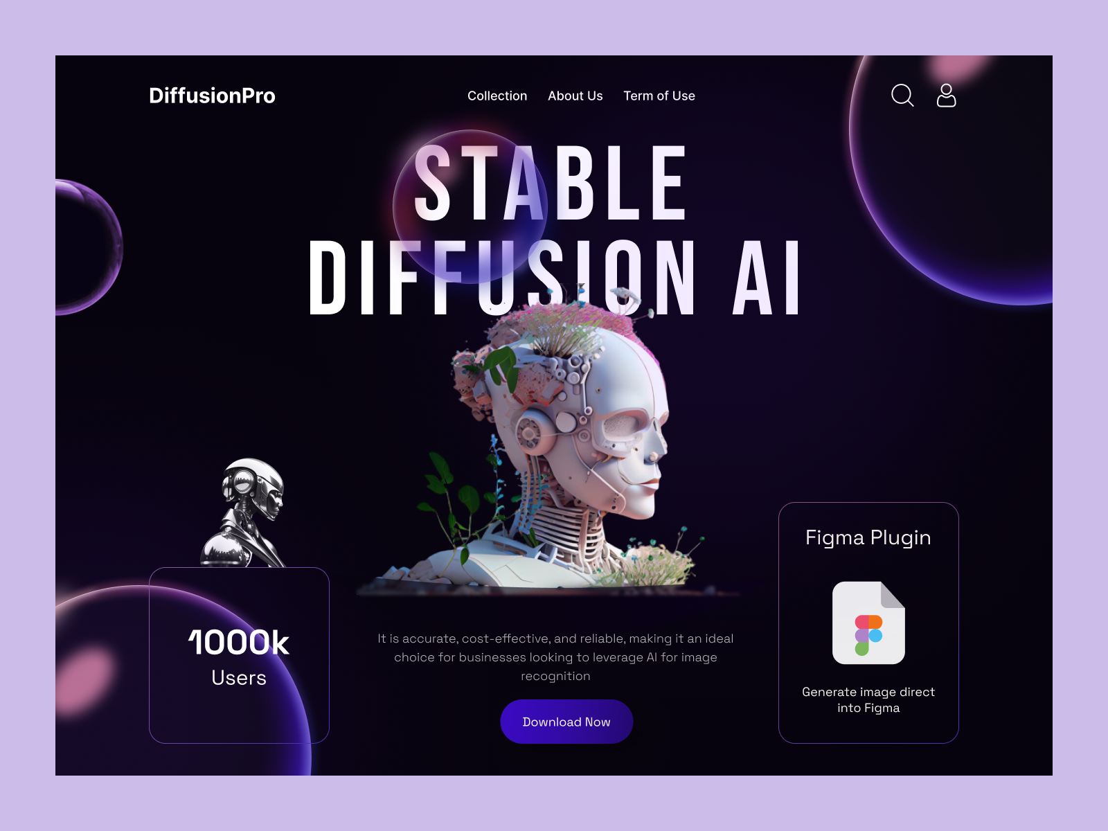 AI Image Generator Landing Page by Yasir Arafat on Dribbble