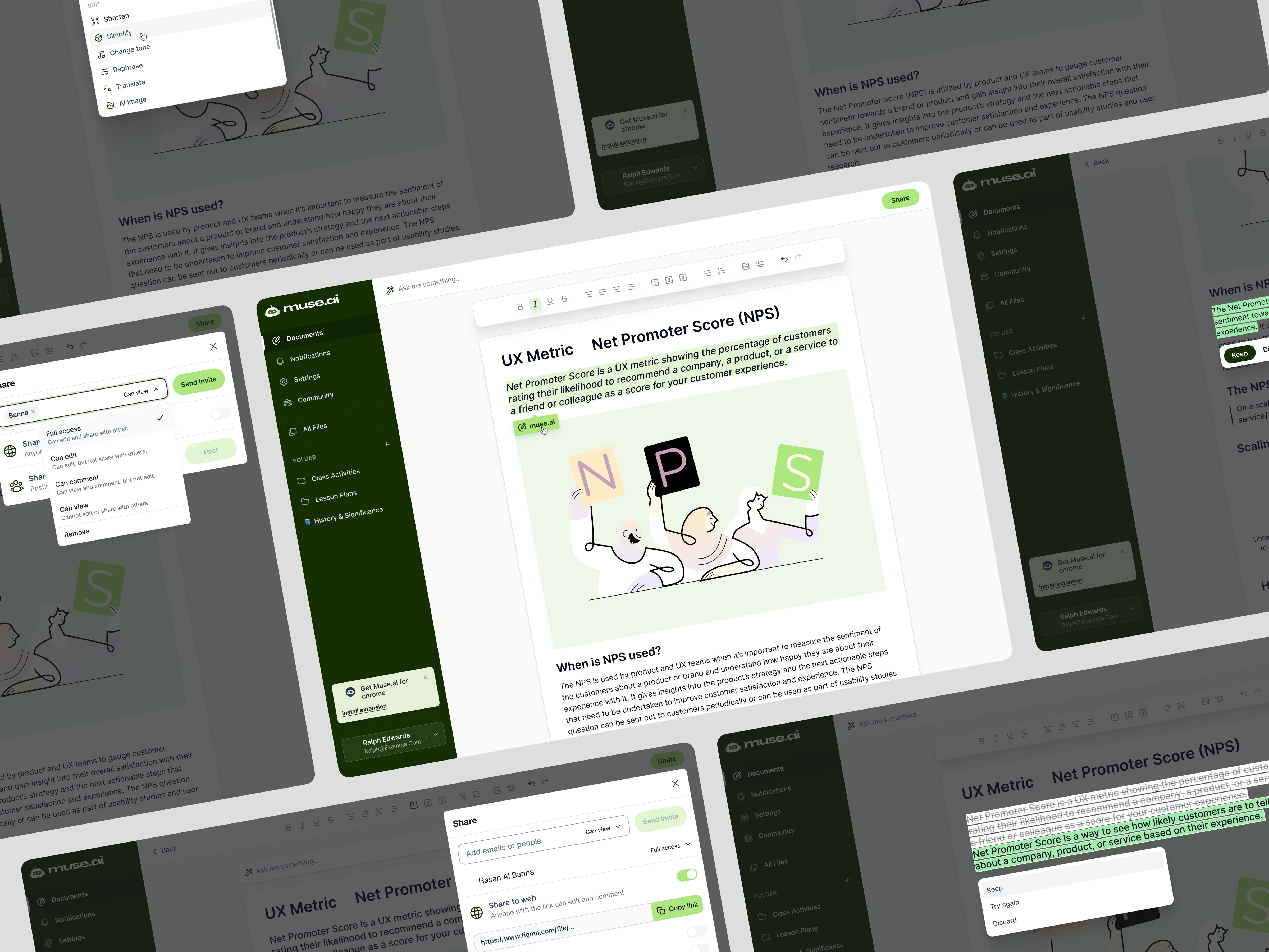 Muse AI - Text Generator & AI Copywriting Assistant by Musemind SaaS for Musemind on Dribbble