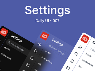 Settings UI designs, themes, templates and downloadable graphic ...