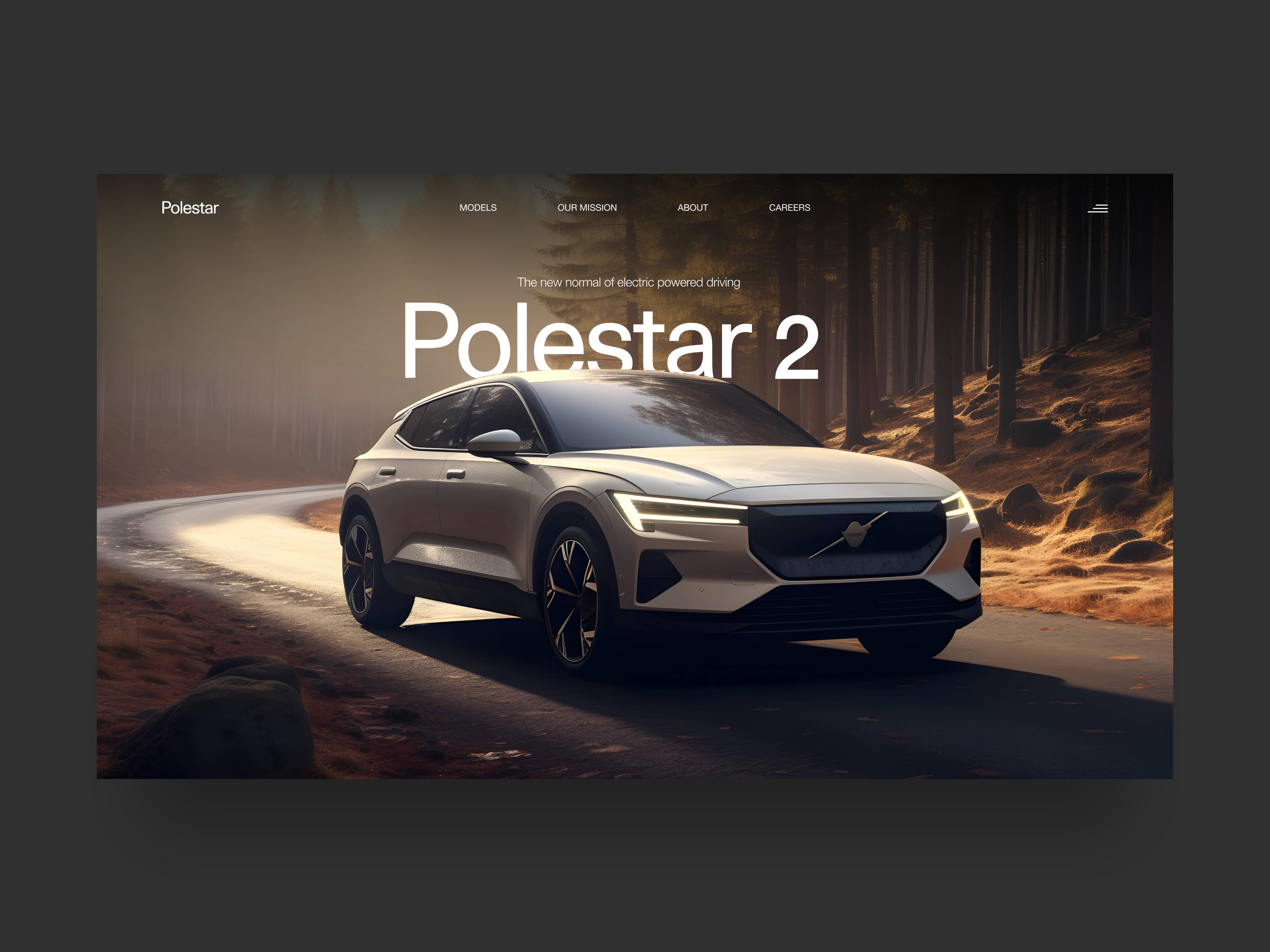 Volvo Polestar 2 - AI Art Direction & UI Design by Billy Boman on Dribbble