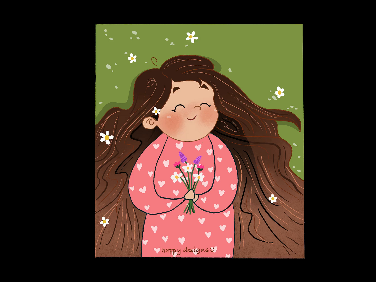 Custom Illustration by Happy Designs on Dribbble