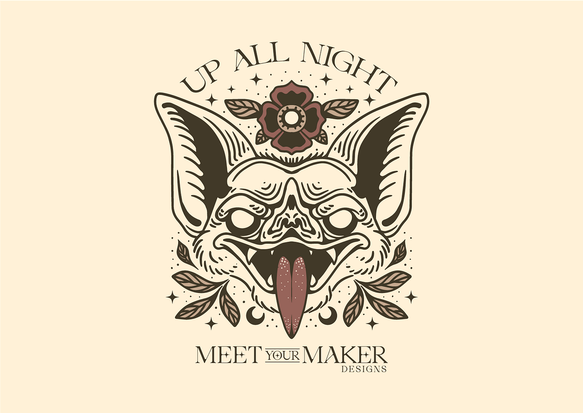 Up All Night Illustration by Casey Mims on Dribbble