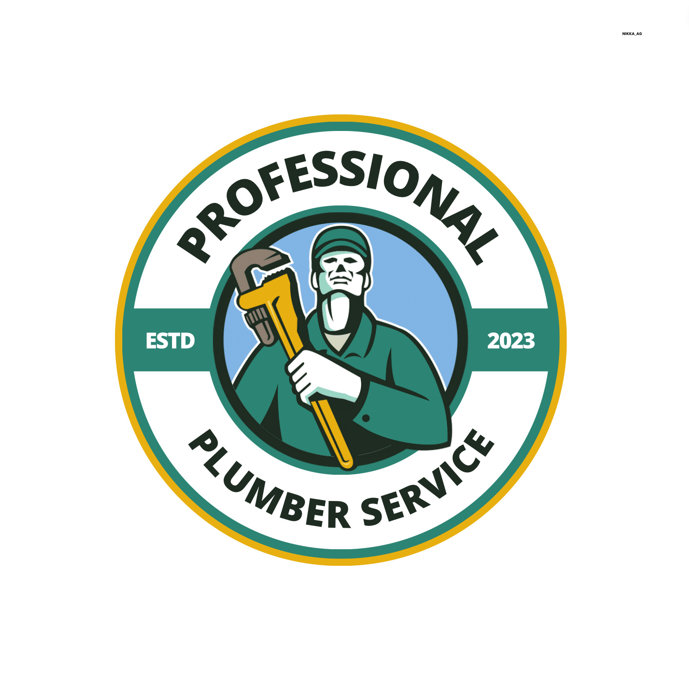 Perfect plumber logo by Nikka Gueler on Dribbble