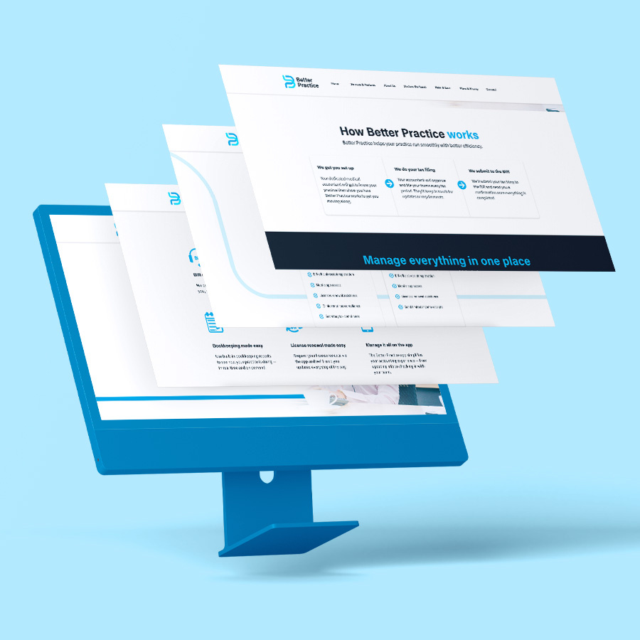 Better Practice - Website Design by Sunday Studio on Dribbble