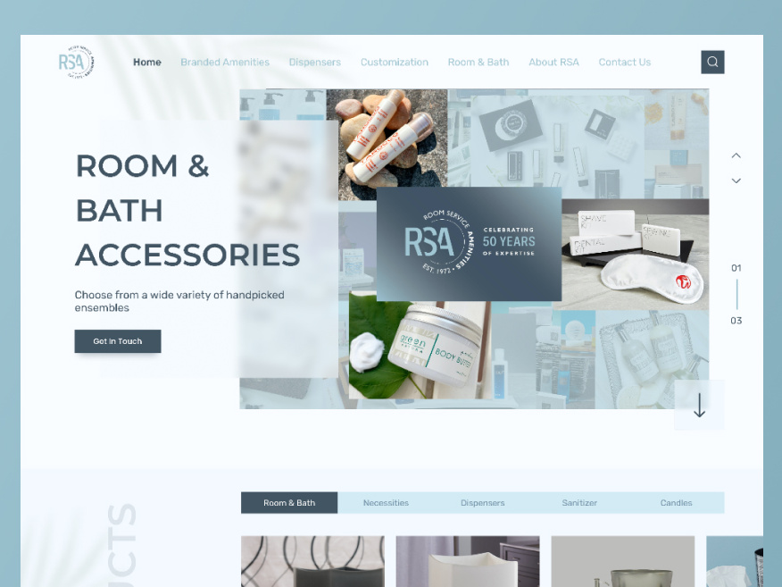 RSA website by Sakhavala Ravi on Dribbble