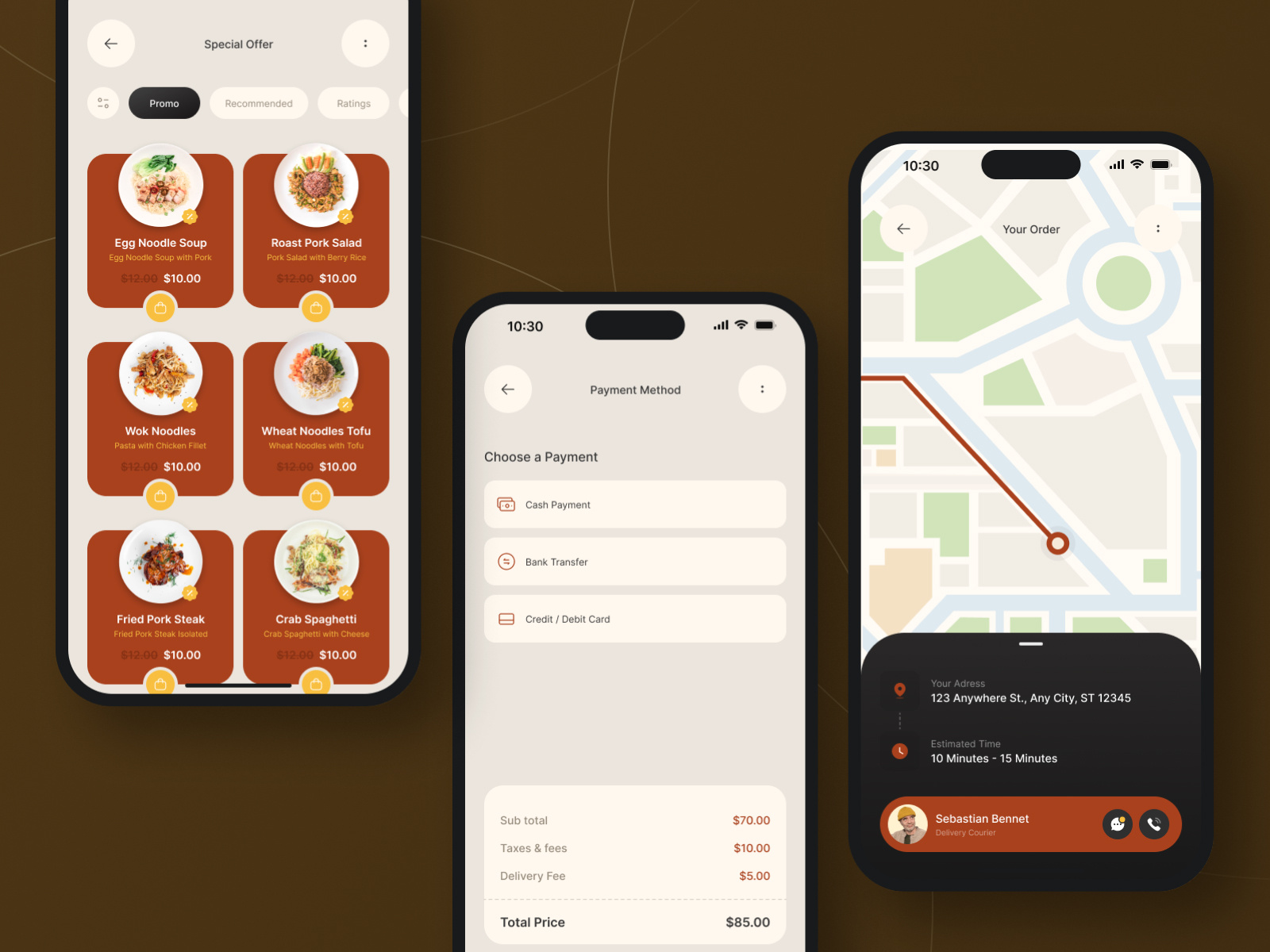 Food Delivery App (FREEBIE) by Yogha Batara Adiyatma for Pleinhaus Design Bureau on Dribbble