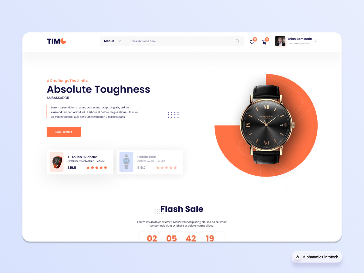 Watch Ui Design by Parth Pethani on Dribbble