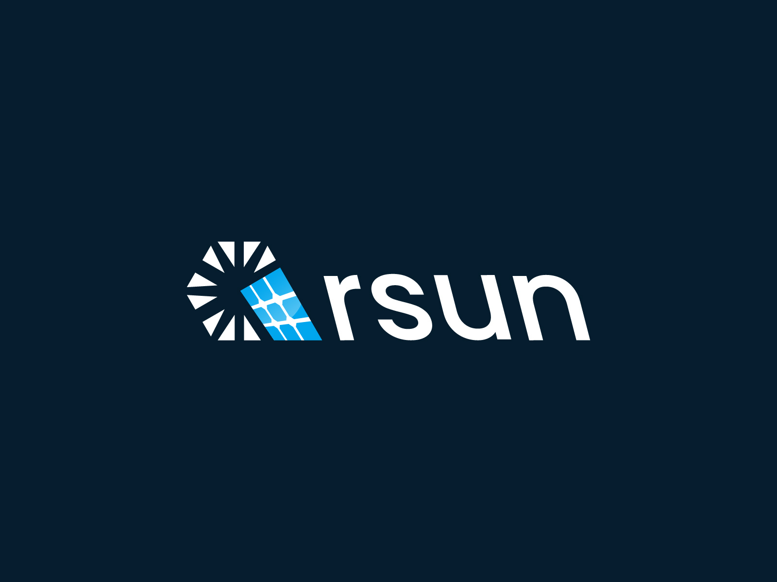 Modern A letter Arsun solar logo design concepts. by NM Tamli on Dribbble
