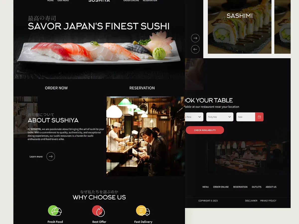 Sushi Restaurant designs, themes, templates and downloadable graphic ...