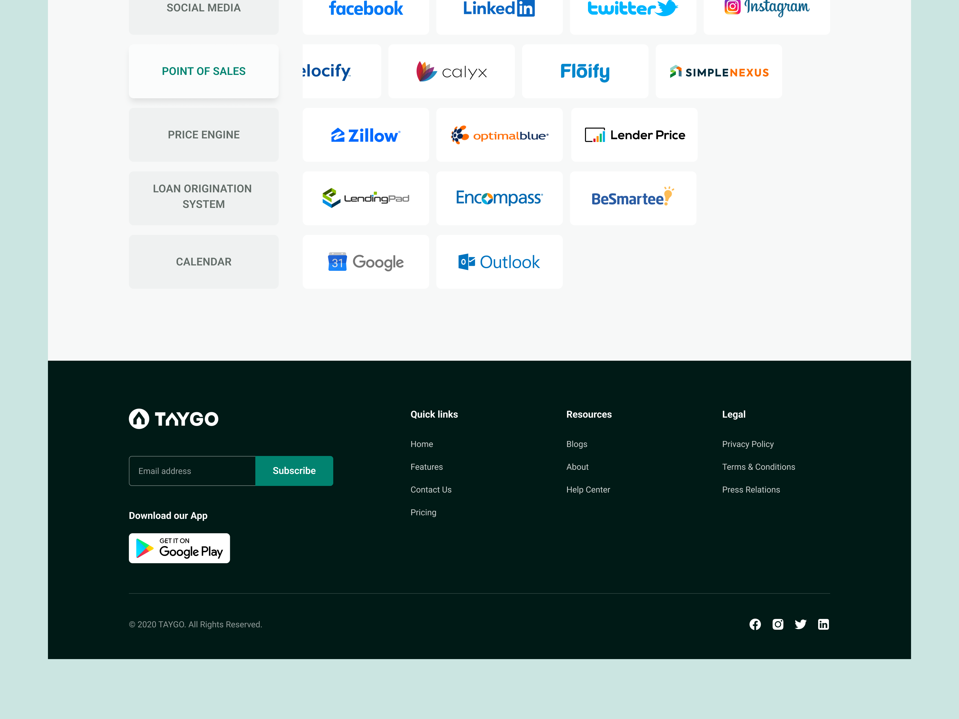 Taygo Website Design by Shinas P for Stead on Dribbble