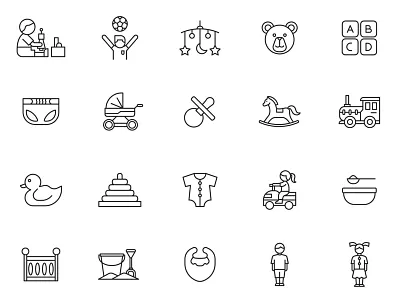 Toddler Icon designs, themes, templates and downloadable graphic ...