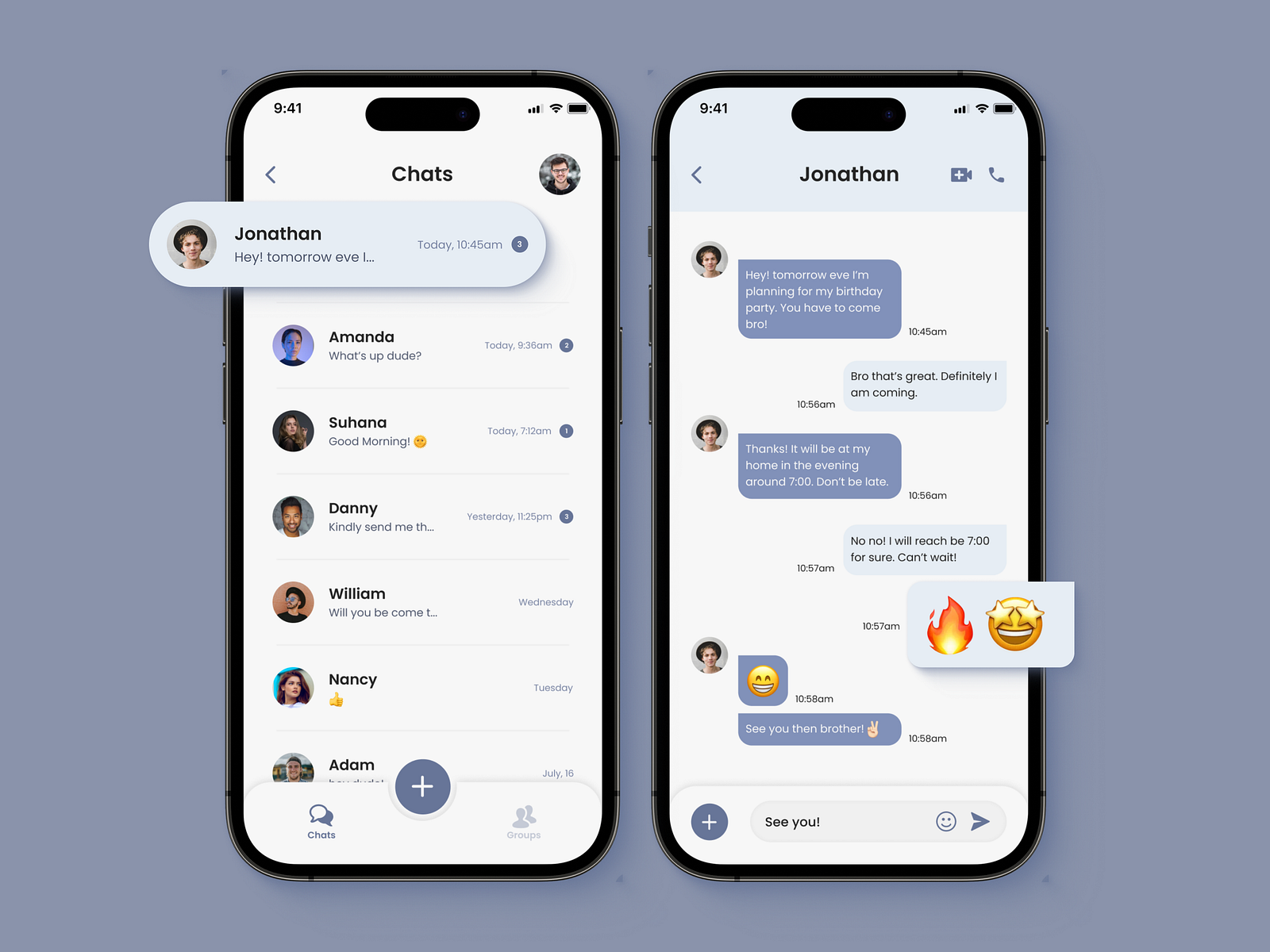 Social Media Chatting App - UI Design by Subhajit Ghosh on Dribbble Social Media Chatting App - UI Design by Subhajit Ghosh on Dribbble
