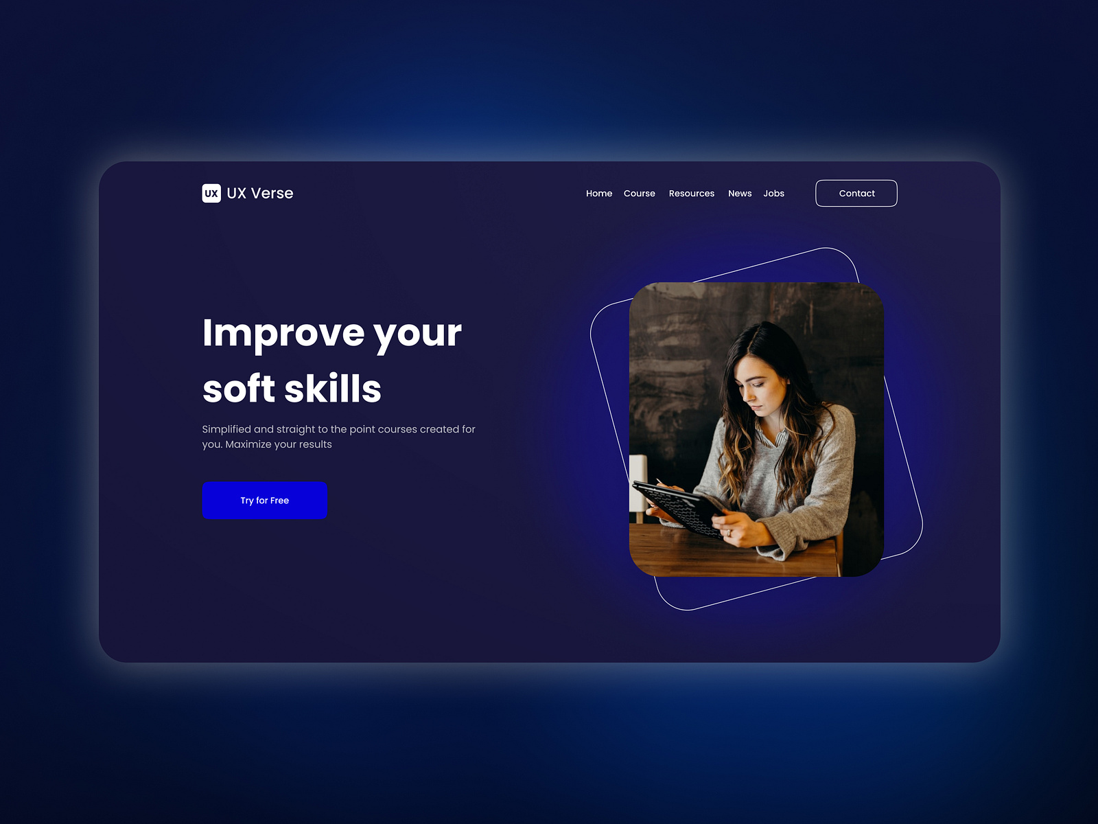 Creative Landing Hero Page Design by Sakib Al Hasan on Dribbble