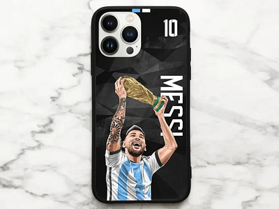 Leo Messi FIFA World Cup Black Panzer Phone Case by Ac_Football_Cases ...