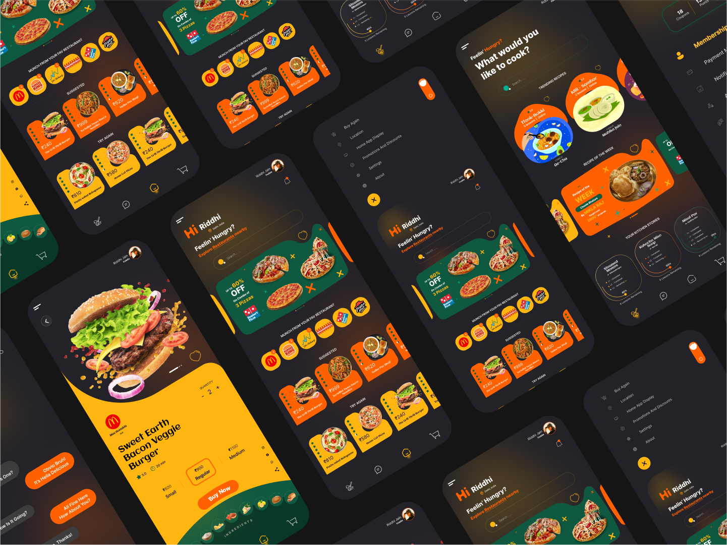 BIGGIE BITE - Food Delivery App by Riddhi Jain on Dribbble