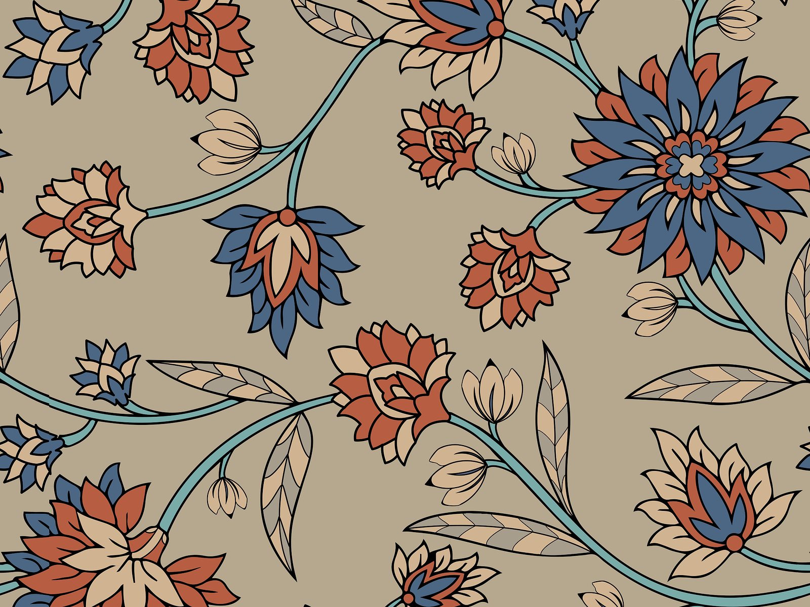 Persian Pattern by Alaa Reda on Dribbble