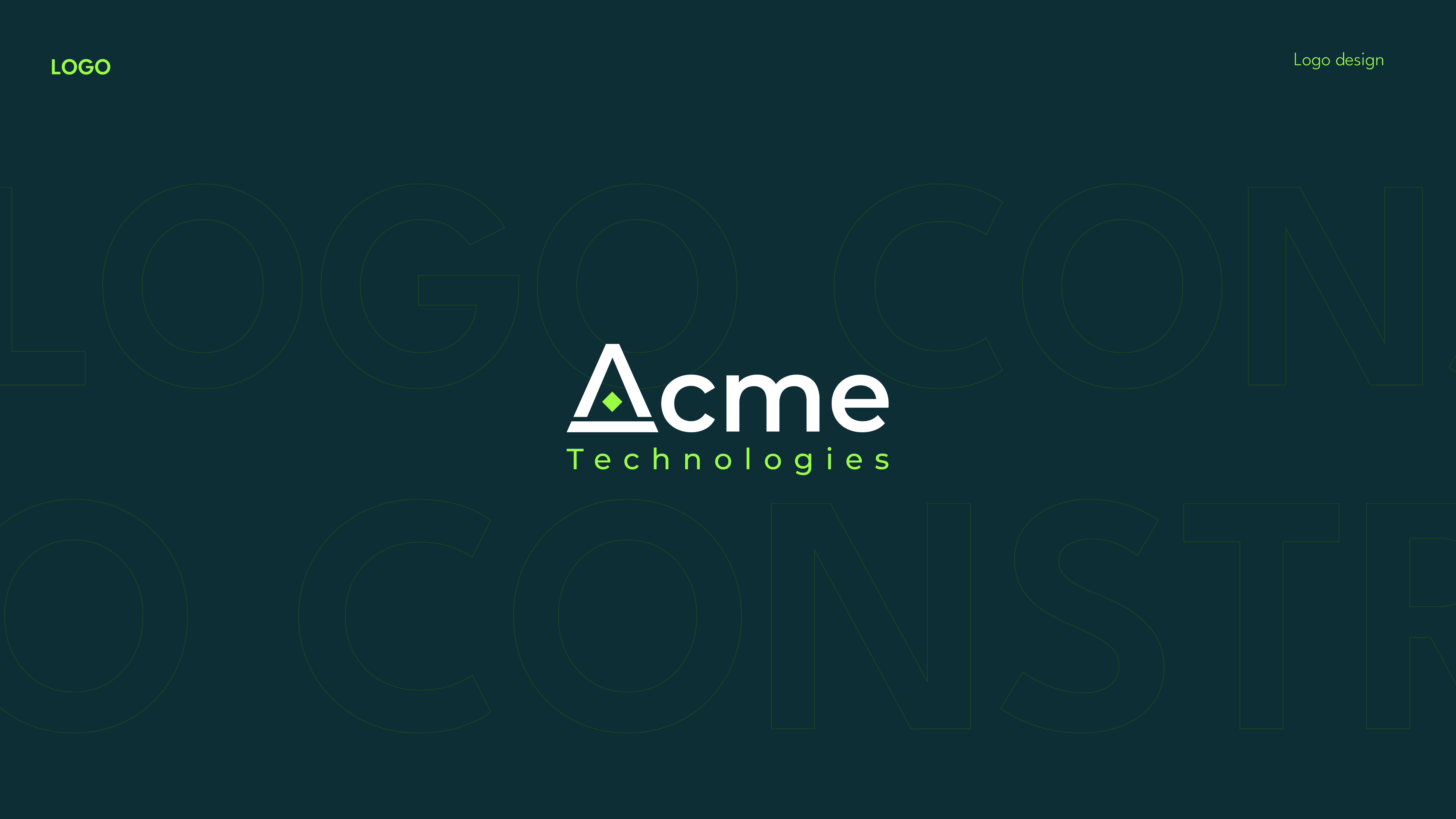 Logo design for a company "Acme Technologies" by KiranKodi on Dribbble