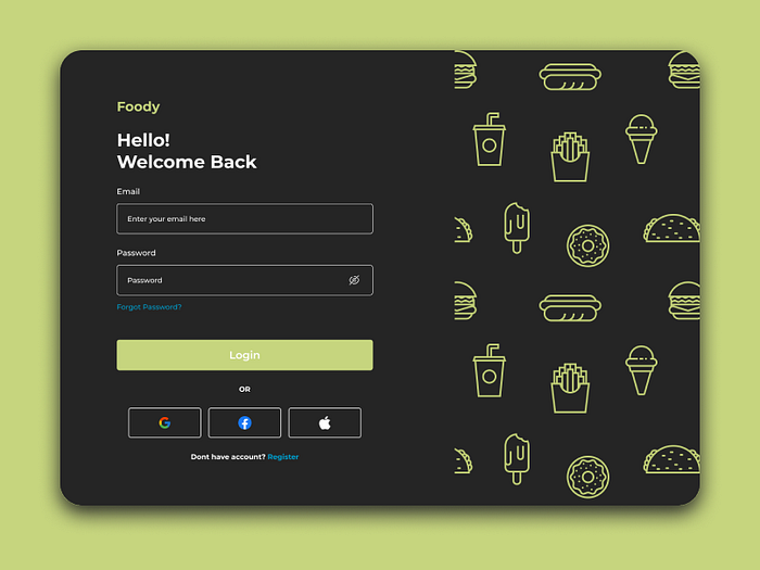 Login Screen designs, themes, templates and downloadable graphic ...