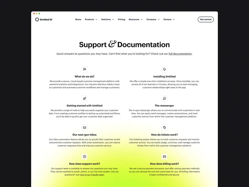 Help Page designs, themes, templates and downloadable graphic elements ...