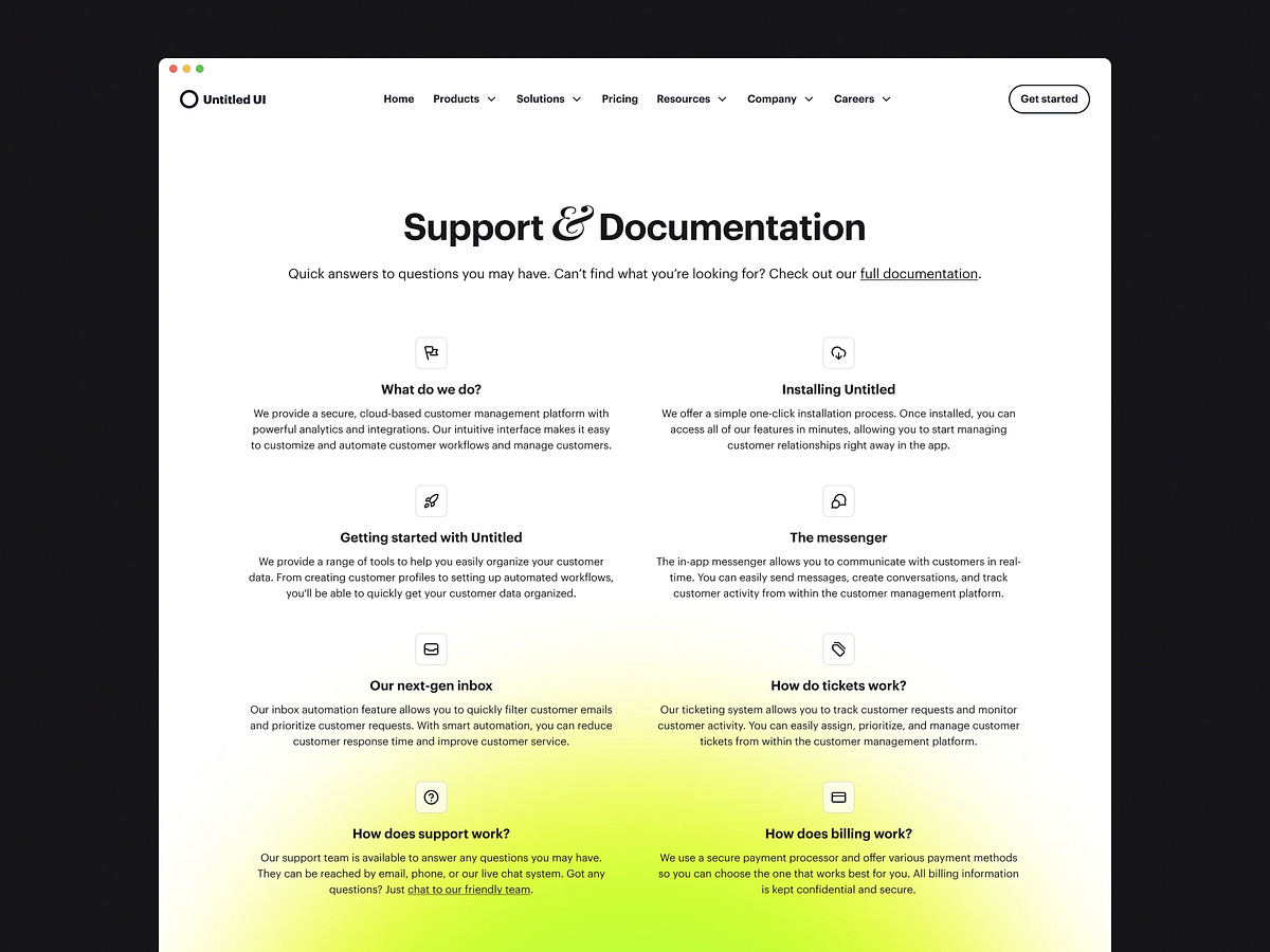 Frequently Asked Questions (FAQs) — Untitled UI by Jordan Hughes® on ...