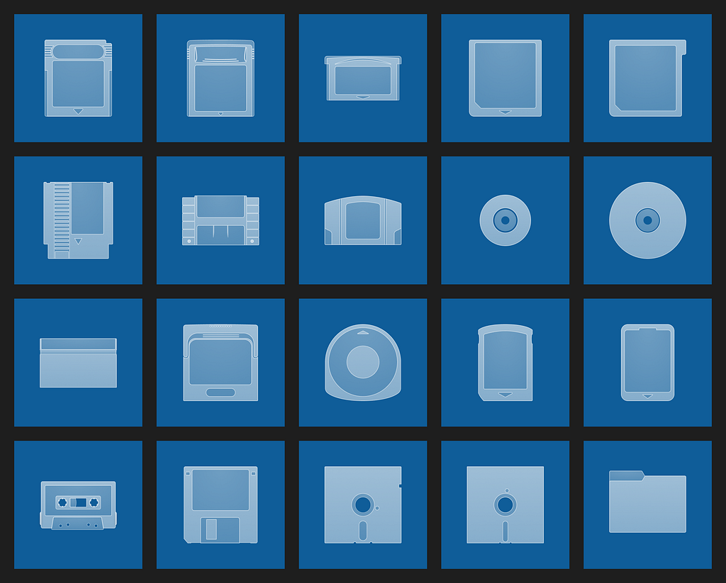 Retro Console Icons by Andrew on Dribbble