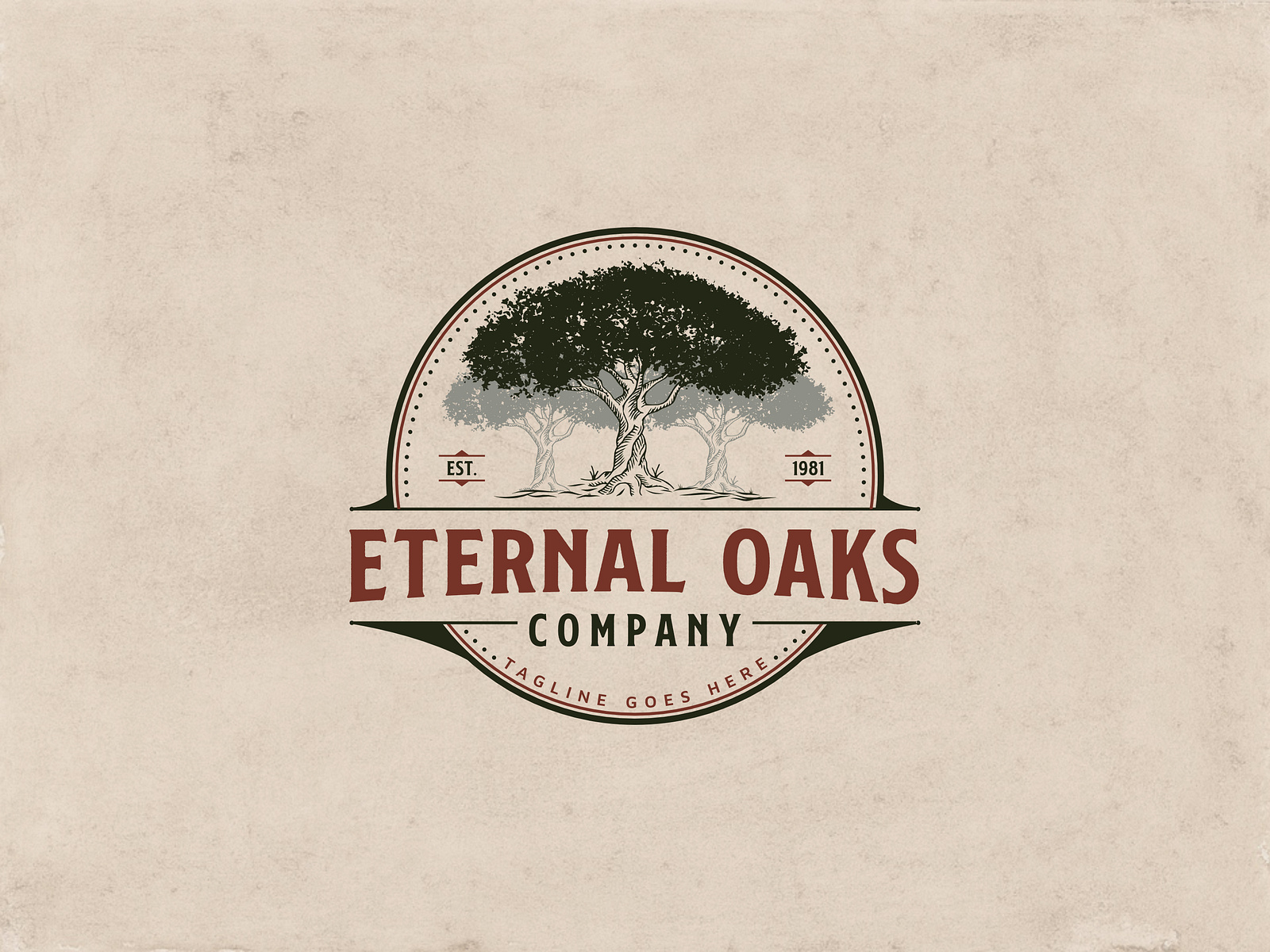 Oak Tree Logo Idea by FerouFYN on Dribbble