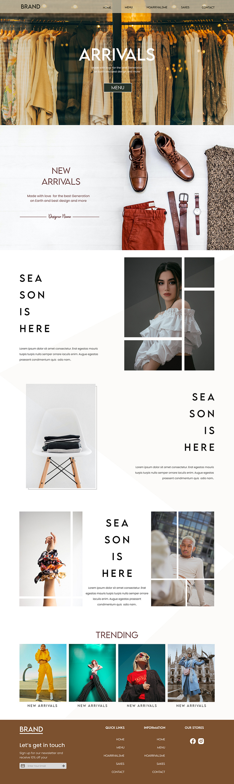 E-Commerce Website layout by Ashank Verma on Dribbble