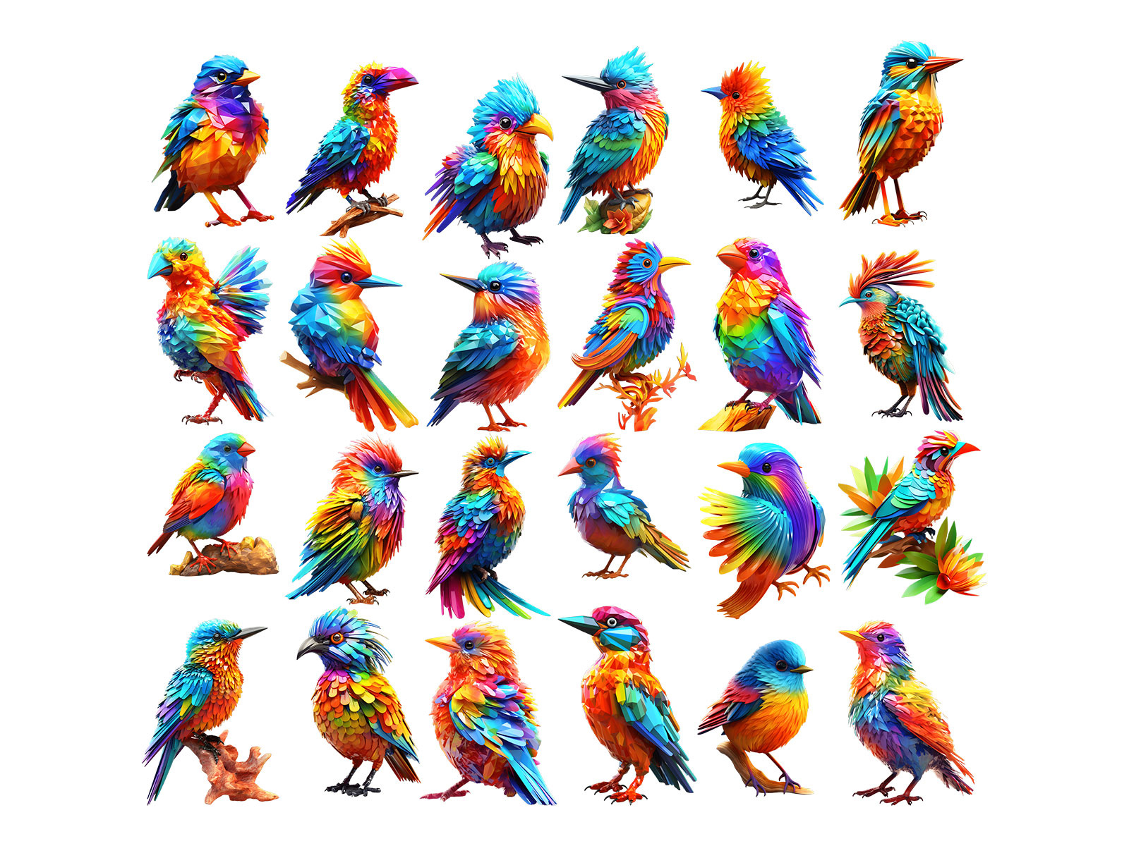 Colorful Bird Clipart designs, themes, templates and downloadable ...